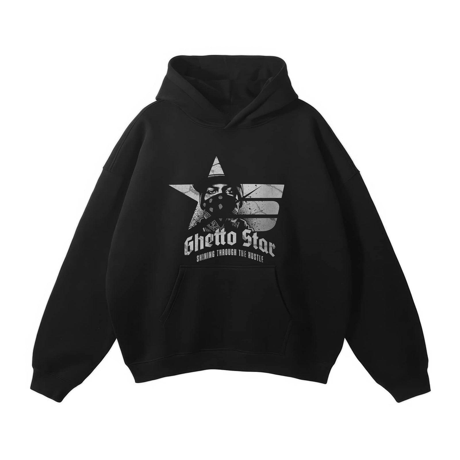 Ghetto Star Y2K Oversized Fleece Hoodie – Starphase