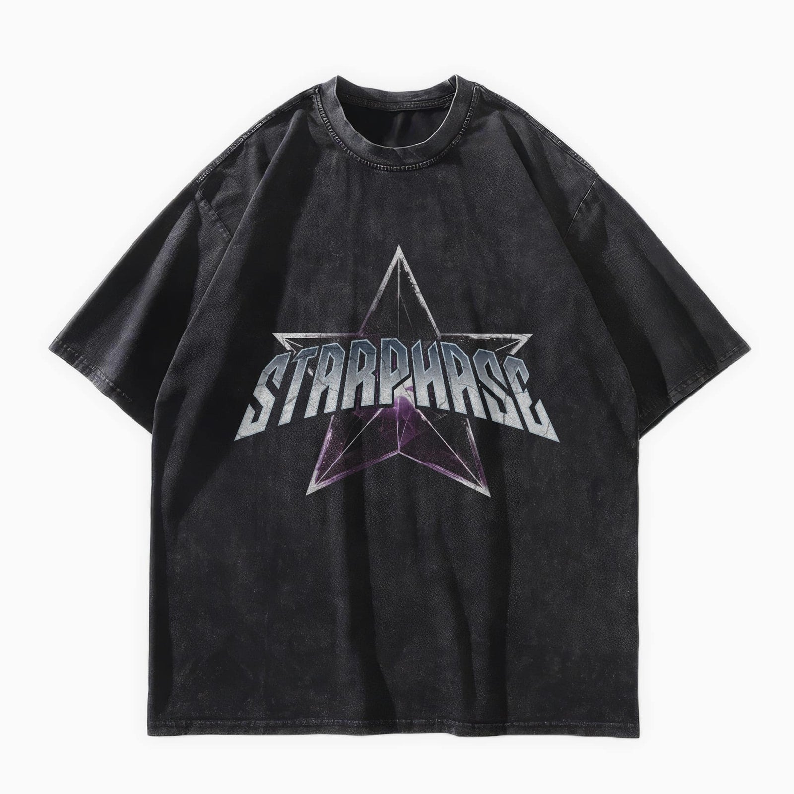 Purple Emerald Star Washed Graphic T-Shirt – Starphase
