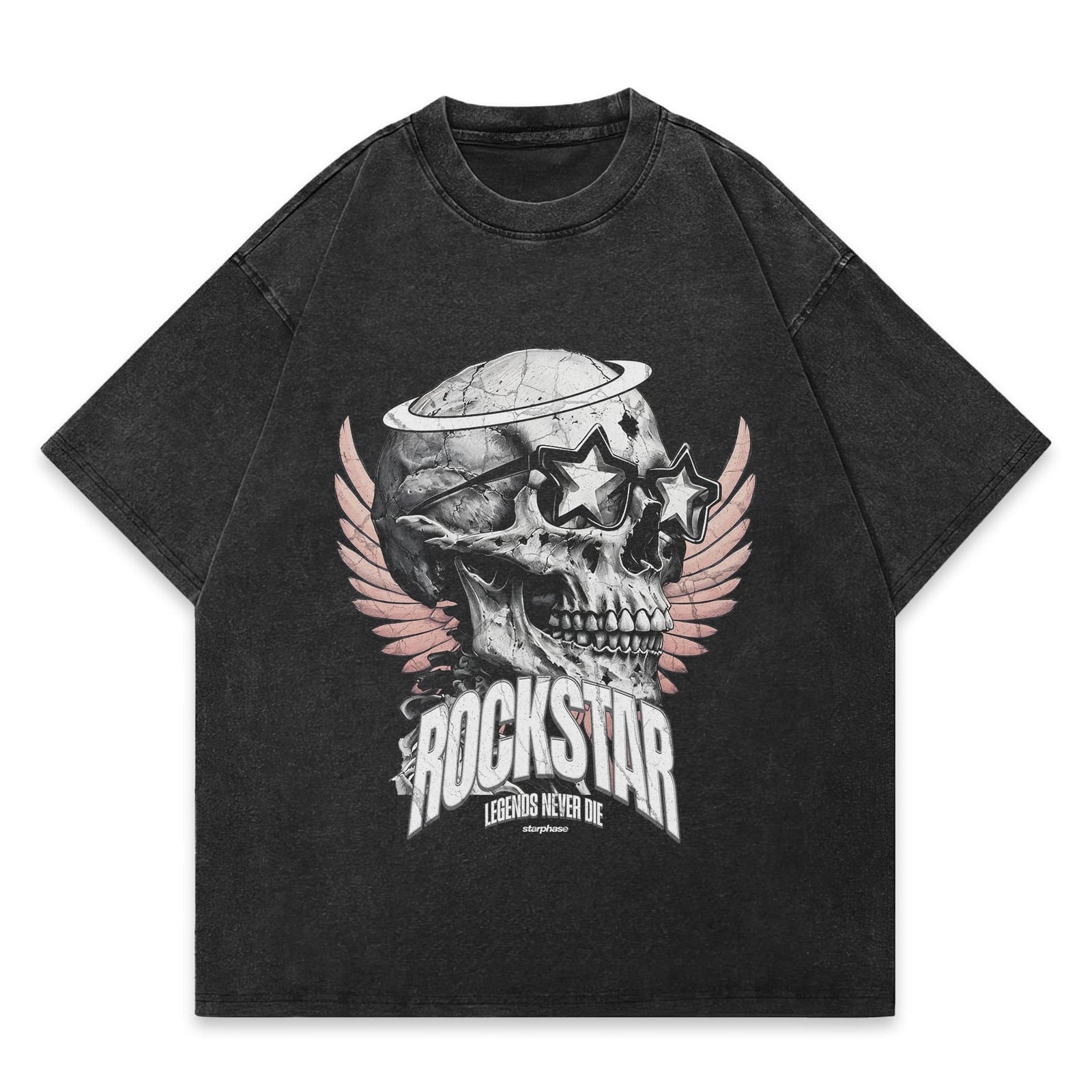 Rockstar Legends Washed Oversized T-Shirt – Starphase