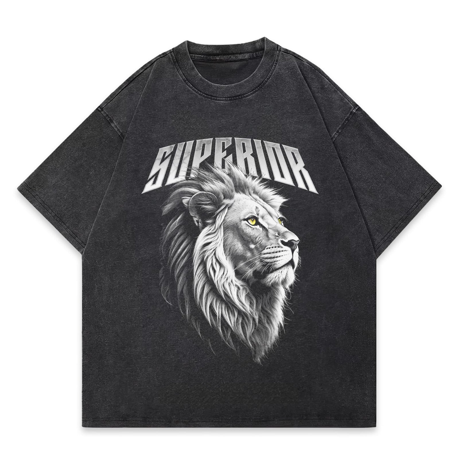 Superior Lion Oversized Graphic T-Shirt – Starphase