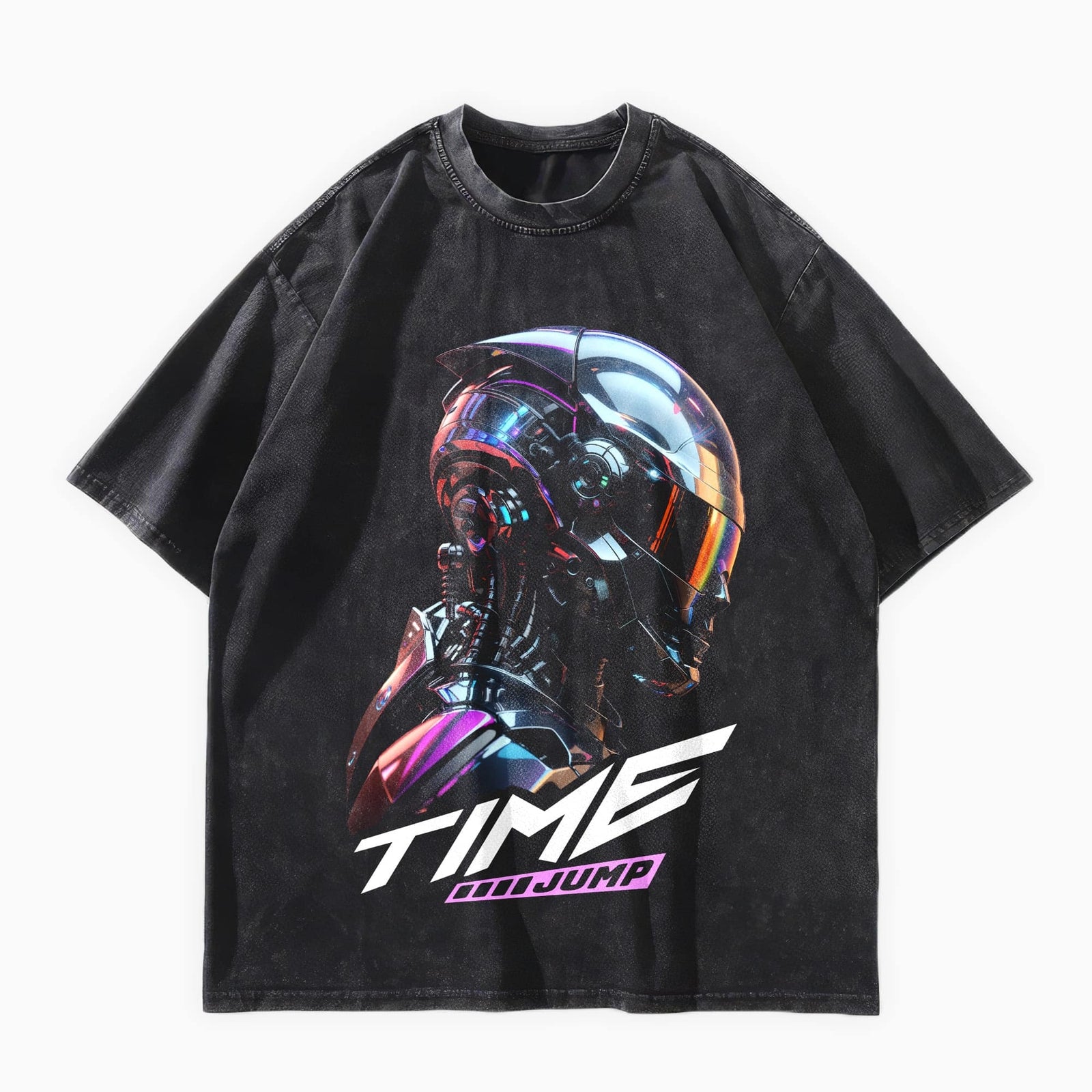 Time Jump Oversized Cyber Y2K T-Shirt – Starphase